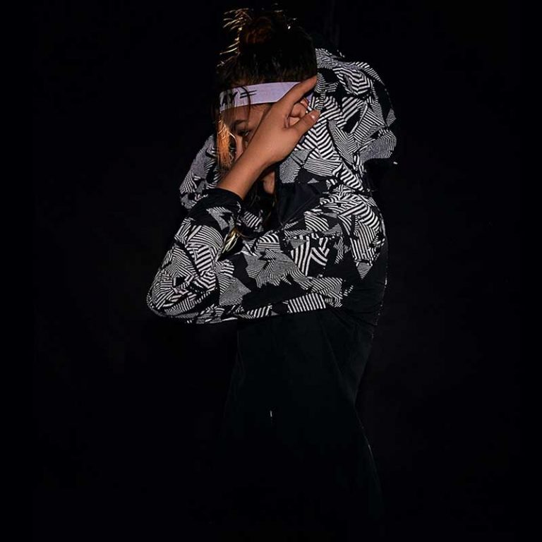 Sport hoodies womens reflective print - Activewear manufacturer ...