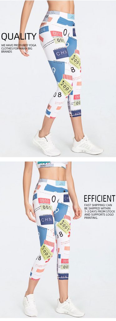 Colorful yoga pants - Activewear manufacturer Sportswear Manufacturer HL