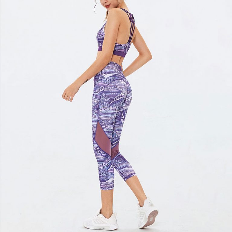 Mesh yoga leggings - Activewear manufacturer Sportswear Manufacturer HL