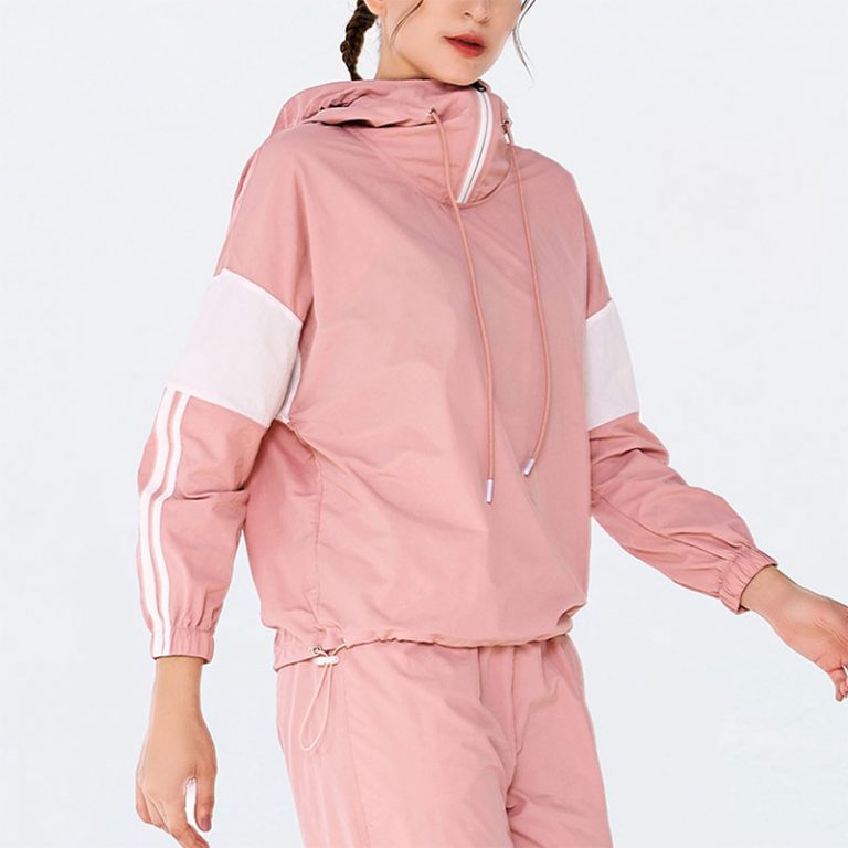 Pink track jacket - Activewear manufacturer Sportswear Manufacturer HL