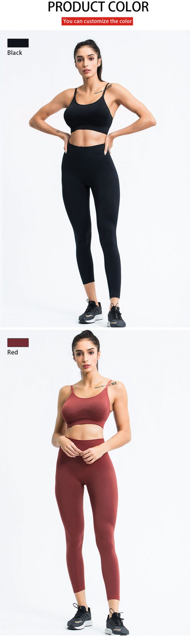 Sheer yoga pants - Activewear manufacturer Sportswear Manufacturer HL