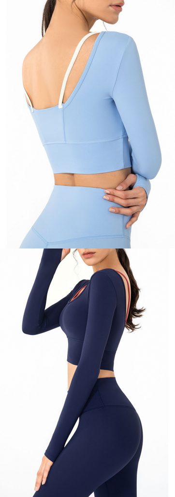 Women's activewear long sleeve tops - Activewear manufacturer ...