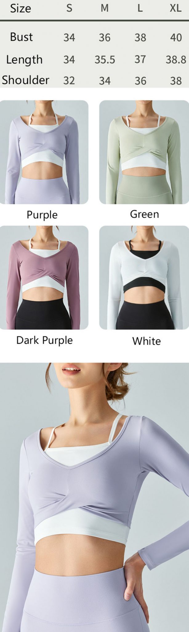 Crop top gym shirts - Activewear manufacturer Sportswear Manufacturer HL
