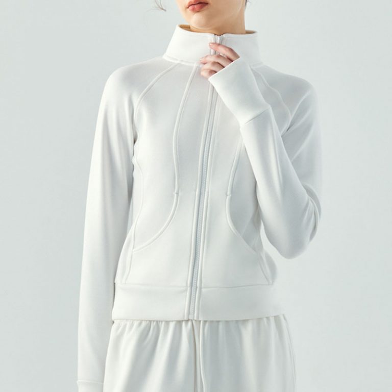 White track jacket women's - Activewear manufacturer Sportswear ...